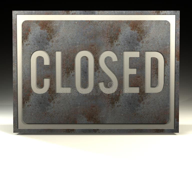 Closed Rectangular Sign Stock Illustrations – 1,164 Closed Rectangular ...