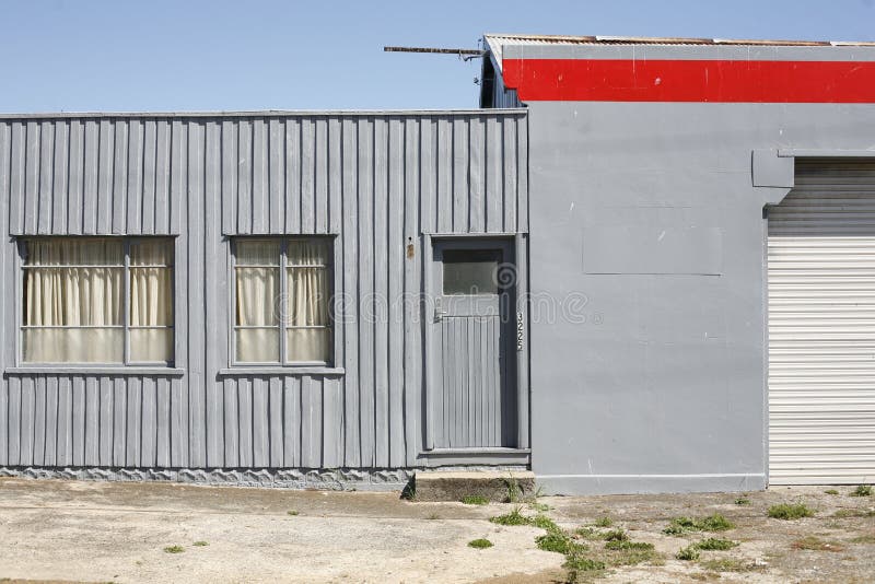 Closed and Abandoned Industrial Building Stock Image - Image of closed ...