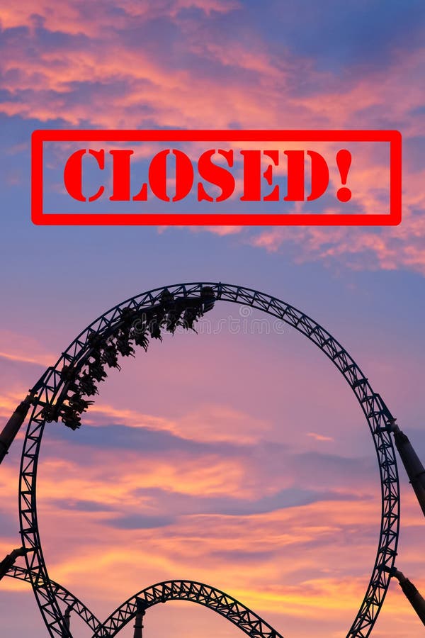 Closed Amusement Park Due To Coronavirus Outbreak Stock Image - Image ...