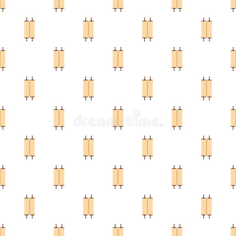 Closed Ancient Rolled Papyrus Pattern Seamless Vector Stock Vector ...