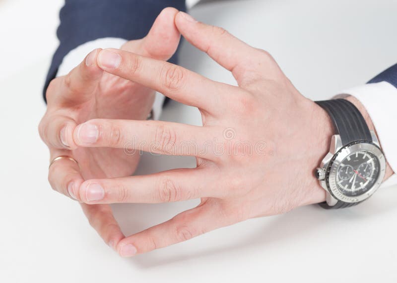Man adjusting sleeve cuff stock photo. Image of husband - 2215544