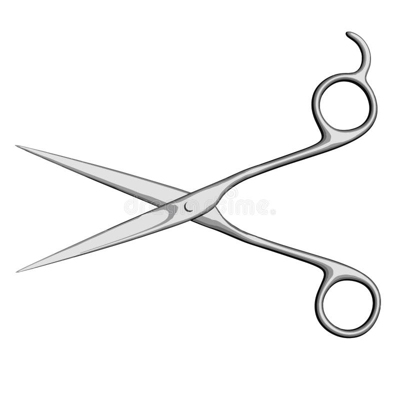 Pair of Scissors Vector Image Stock Vector - Illustration of blade ...