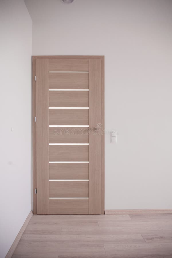 Closed bedroom door stock photo. Image of door, house - 52630584