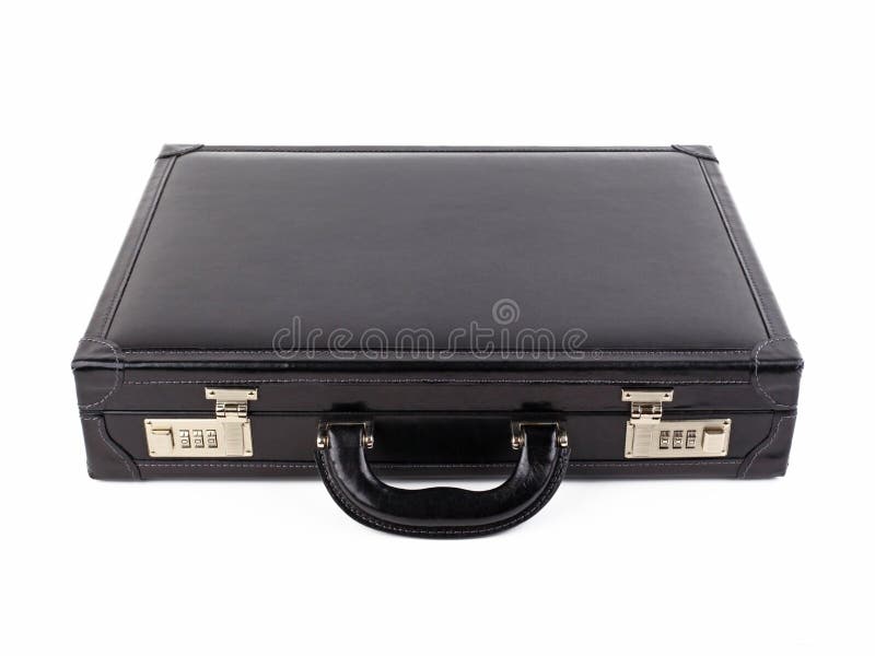 Briefcase Closed and Opened Stock Photo - Image of portfolio, single ...