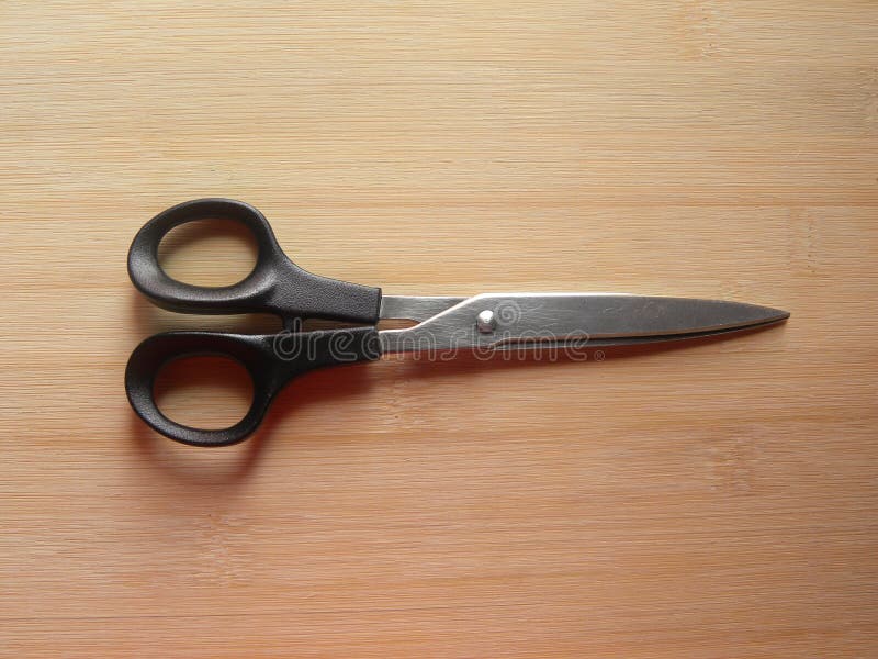 Closed black scissors stock photo. Image of beautiful - 144067426