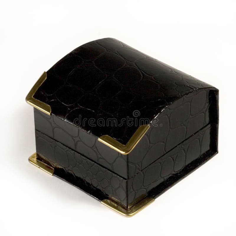Closed black small box stock image. Image of coffret - 10527011