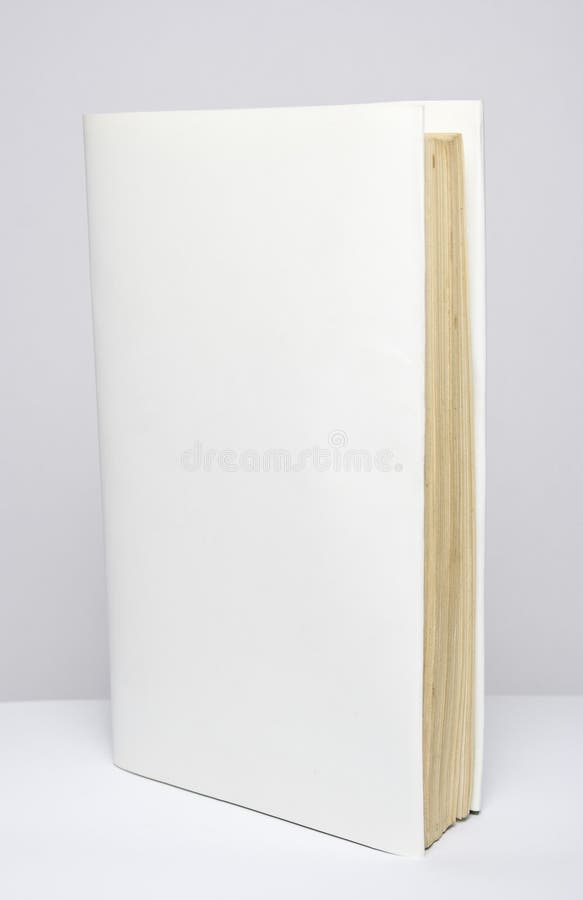 Closed blank book stock image. Image of advertising, isolated - 15291885