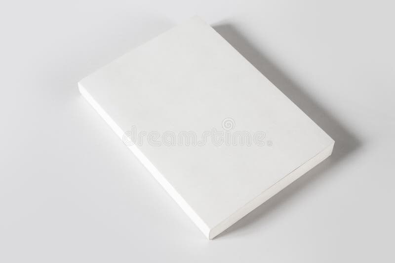 Closed Blank Hardcover Book Stock Photo - Image of template, textbook ...