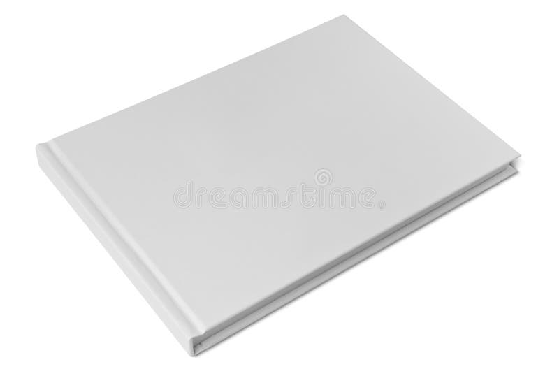 Closed Blank Hardcover Book Stock Photo - Image of template, textbook ...