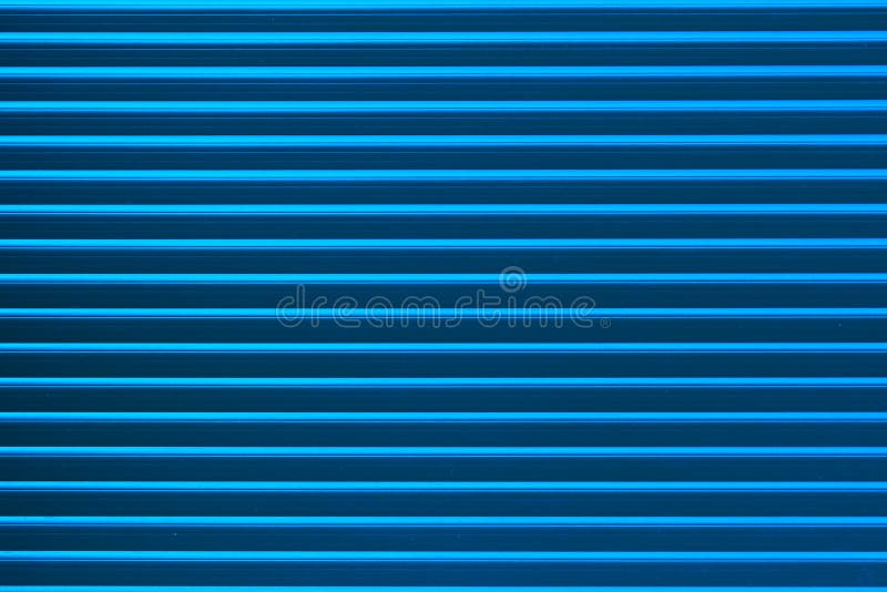 Closed Blue Roller Shutter for Background Stock Photo - Image of ...
