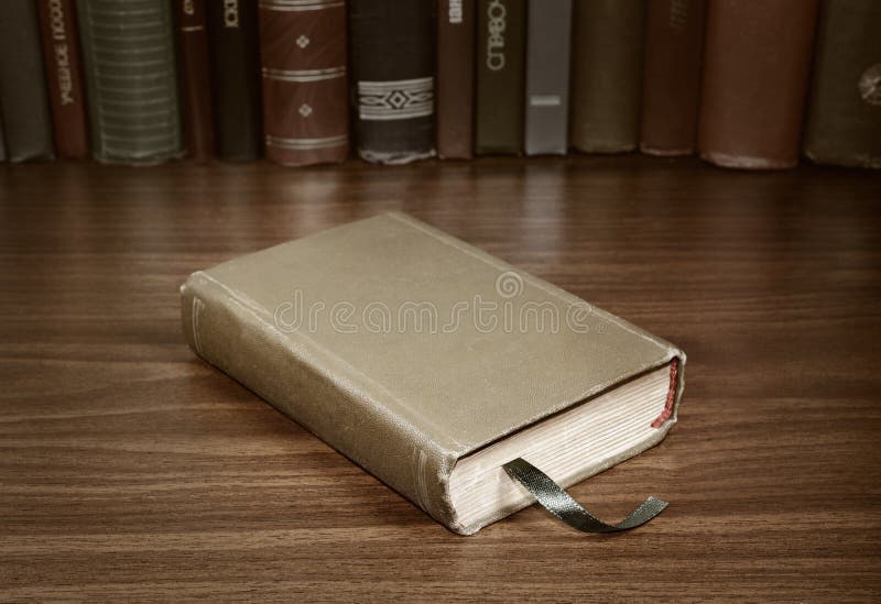 Closed book stock photo. Image of bookmark, history, indoors - 22879810