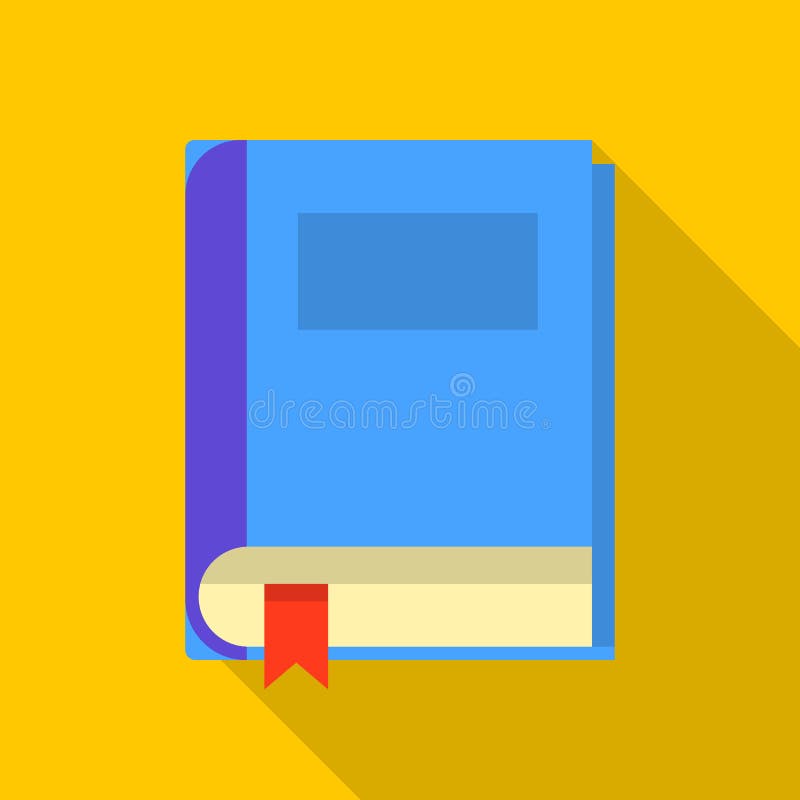 Closed Book on One Corner Icon Color Outline Vector Stock Illustration ...