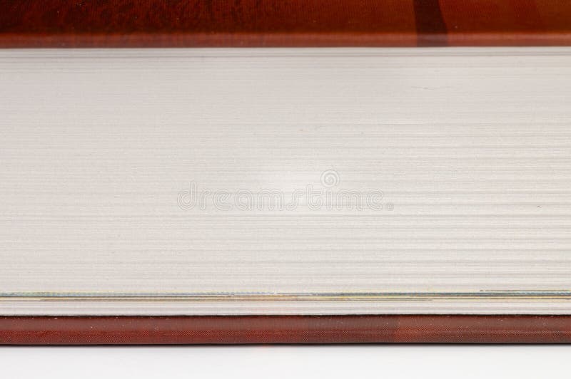 Closed Book with Red Book Cover. Close-up Stock Image - Image of design ...