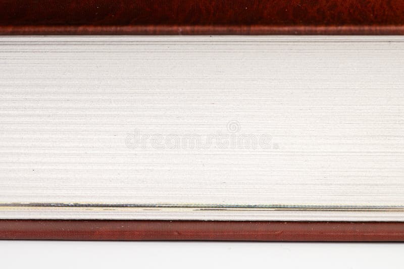 Closed Book with Red Book Cover. Close-up Stock Image - Image of read ...