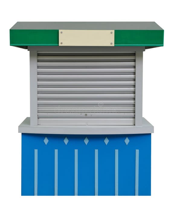 Closed Booth stock image. Image of ticket, store, sale - 16965207