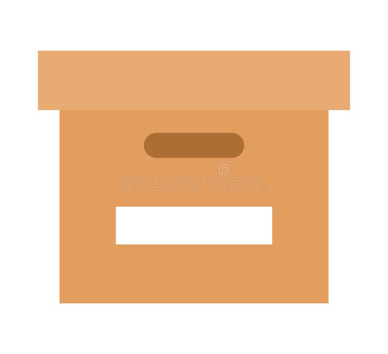 Closed box design stock vector. Illustration of shipment - 224282079