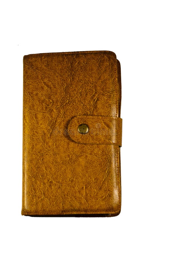 Closed Notebook Isolated on White Stock Image - Image of commerce ...