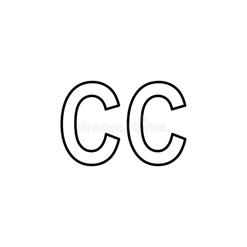 Closed Captioning Symbol Icon Stock Illustration - Illustration of ...