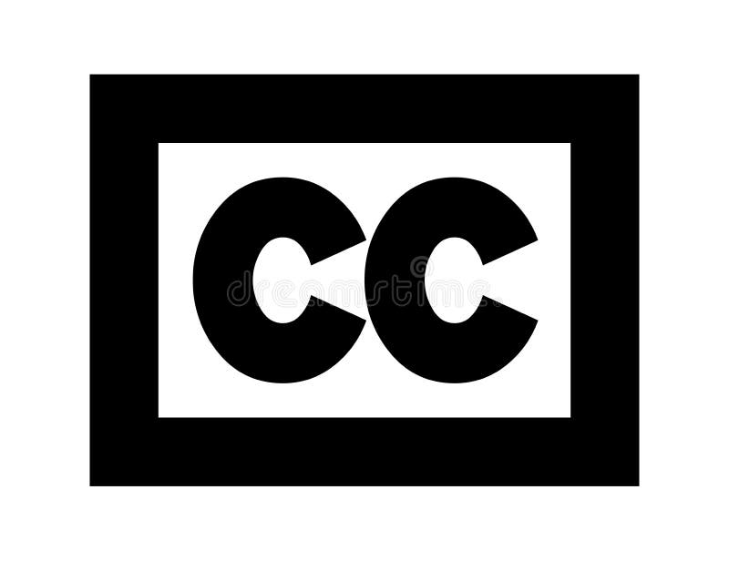 Closed Captioning Icon Vector On White Vector Illustration Flat Style ...