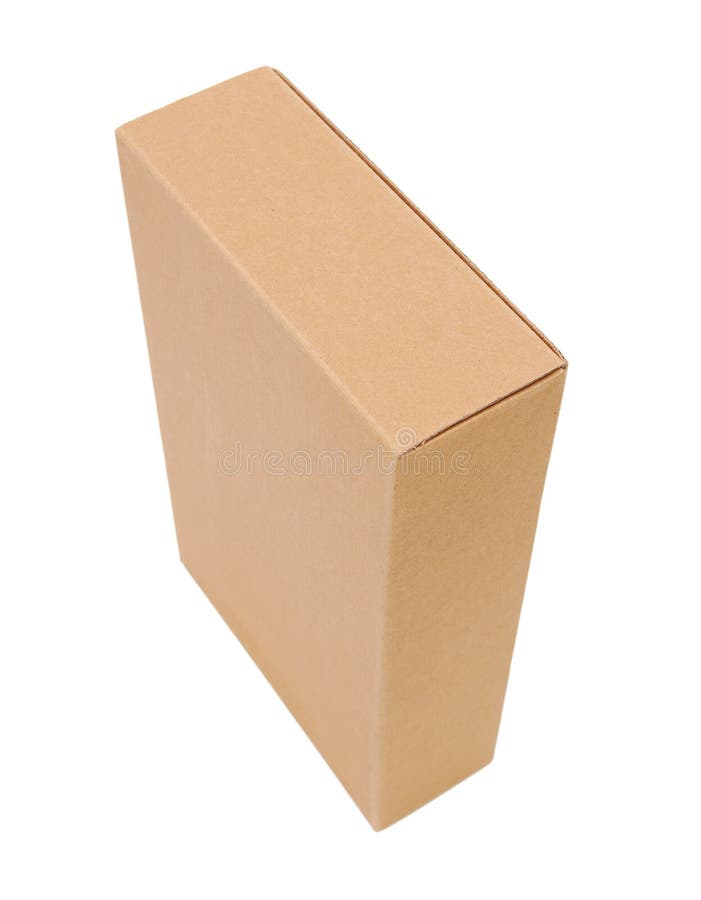 Closed Cardboard box stock photo. Image of empty, carton - 25064150