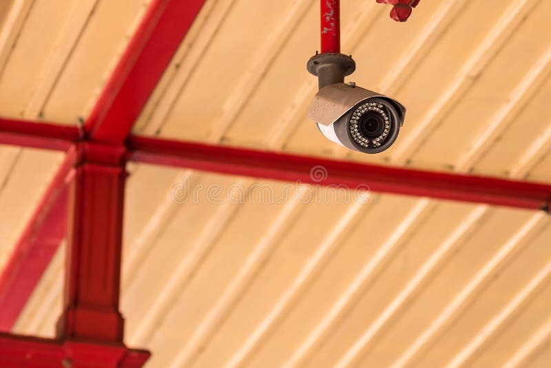 Closed-circuit Camera.CCTV Used in Natural Motion Security Detection ...
