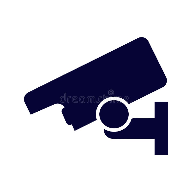 Closed circuit camera icon stock vector. Illustration of design - 264880645