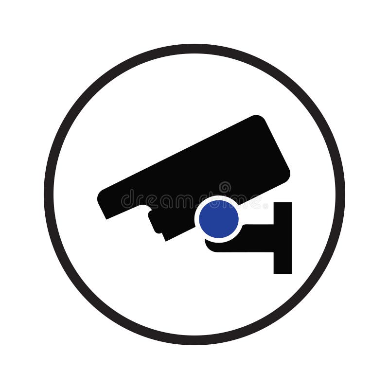 Closed circuit camera icon stock vector. Illustration of electronic ...