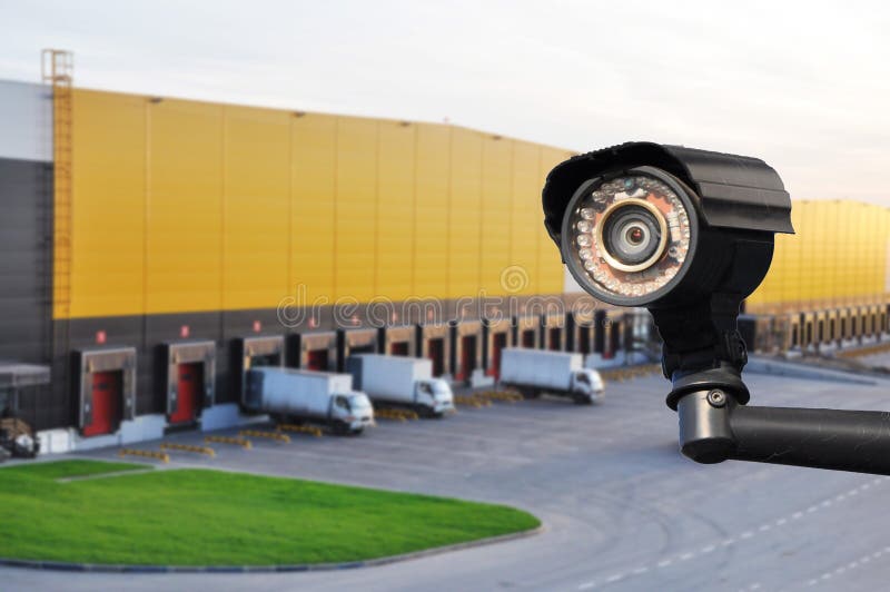Closed Circuit Camera Multi-angle CCTV System Against the Background of ...