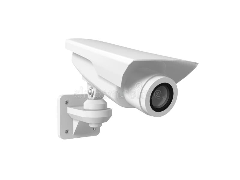 Closed Circuit Television Camera Stock Illustration - Illustration of ...