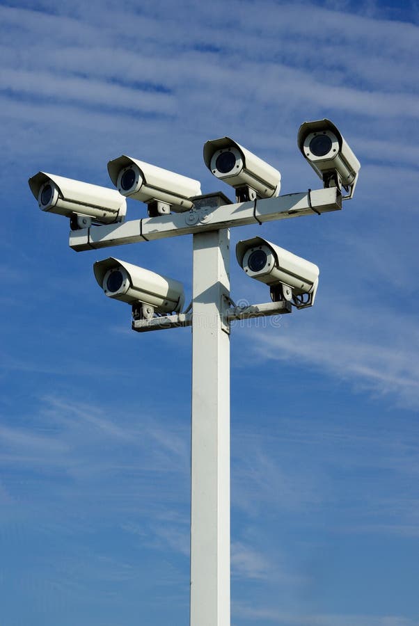 Closed Circuit Television (cctv) Stock Photo - Image of circuit, stream ...