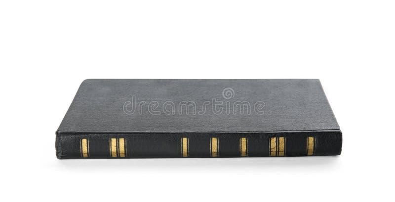 Closed Color Hardcover Book on White Background Stock Photo - Image of ...