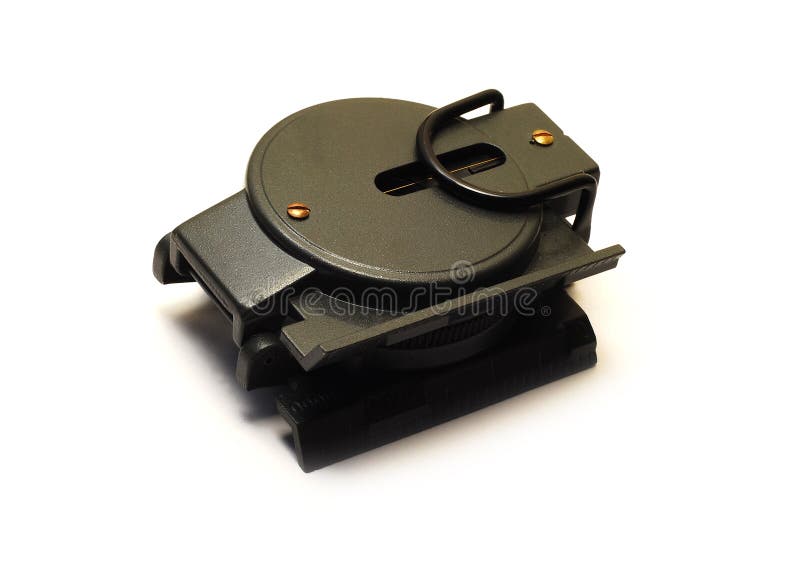 Closed compass stock photo. Image of instrument, metal - 15042616