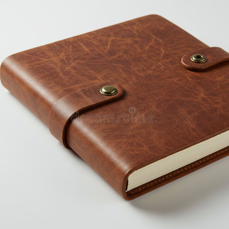 AI Generated Open Diary with Pen on Table, Ready for Writing Stock ...