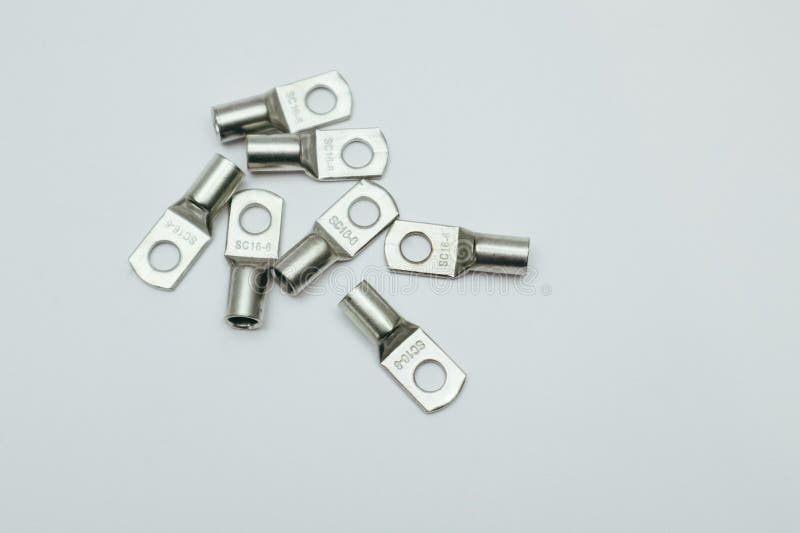 Closed-end Ring Terminal. Crimp Terminals for Electrical Wires, Tools ...