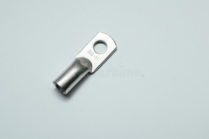 Closed-end Ring Terminal. Crimp Terminals for Electrical Wires, Tools ...