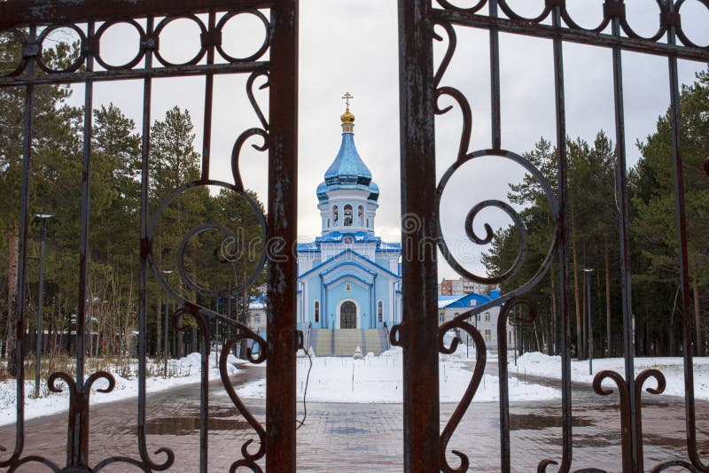 Closed Entrance To the Church Stock Image - Image of cupola, entrance ...