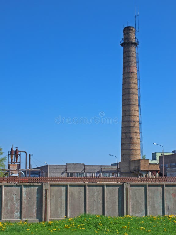 Closed factory stock image. Image of chimney, round, brick - 19472987