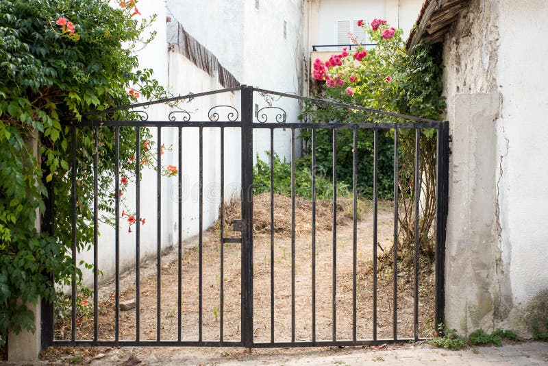 Closed Gate stock photo. Image of outdoor, architecture - 75404648