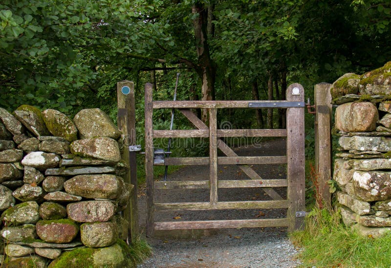 A Closed Gate stock photo. Image of countryside, england - 126624530