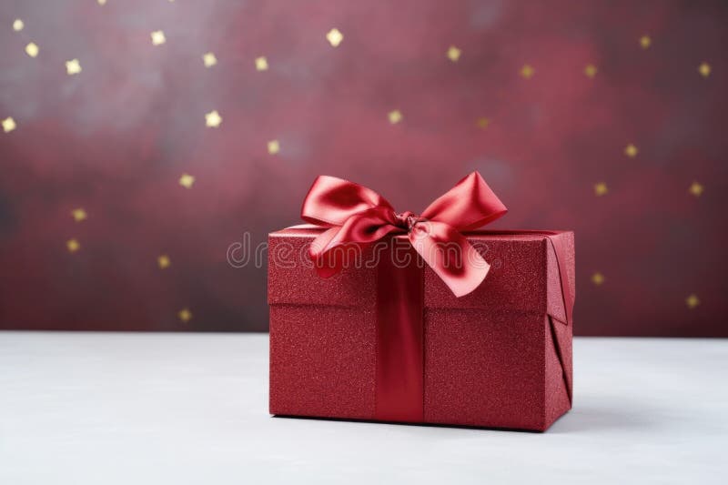 A Closed Gift Box without a Recipient Stock Photo - Image of present ...