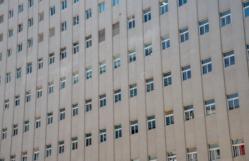Closed Glass Windows Skyscraper Office Building Stock Photo - Image of ...