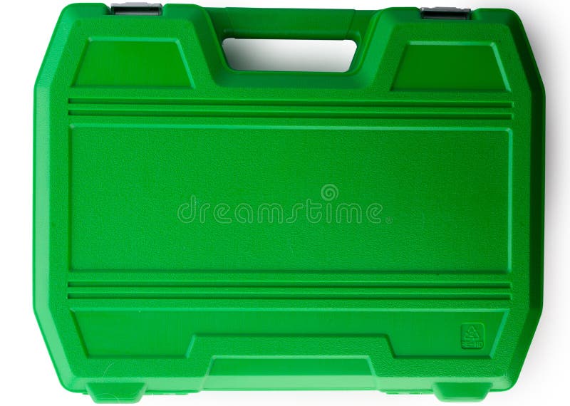 Closed Green Case with a Set of Tools for Car Repair, Top View ...