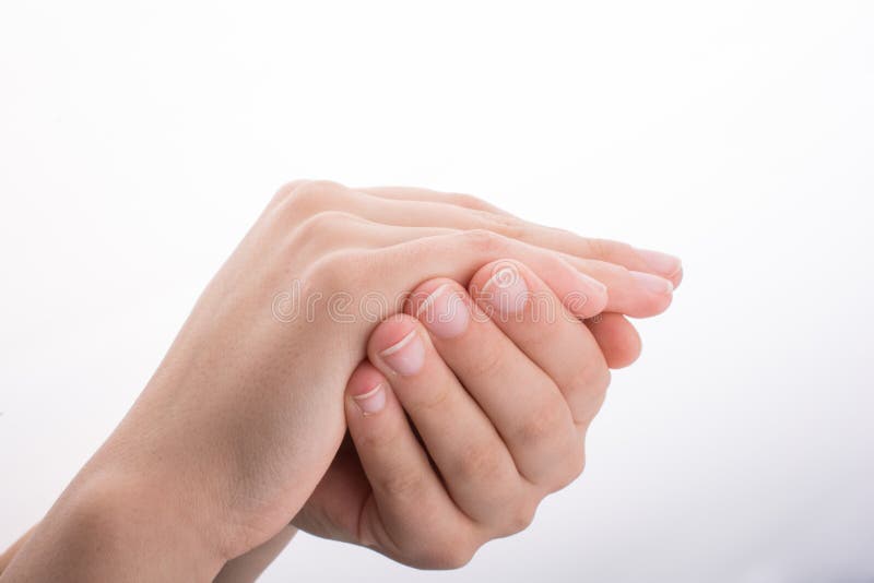 Hand Closed for a Fist Gesture Stock Image - Image of human, person ...