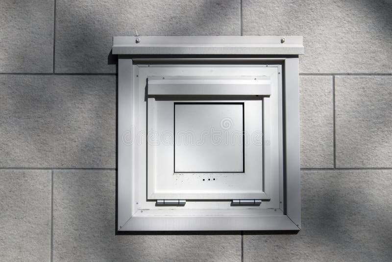 Square Hatch in a Old Brick Wall Stock Photo - Image of small, aged ...