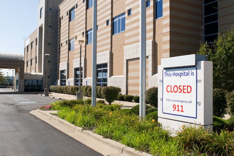Closed Hospital stock photo. Image of business, outdoors - 10936212