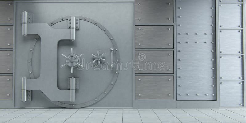 Bank Vault Door Closed