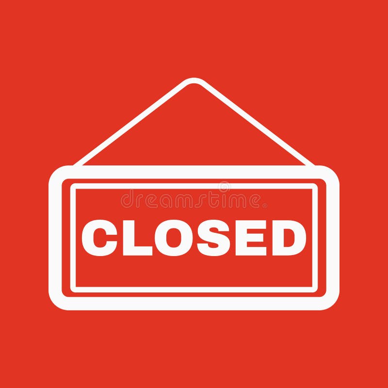 The Closed Icon. Locked Symbol Stock Vector - Illustration of front ...