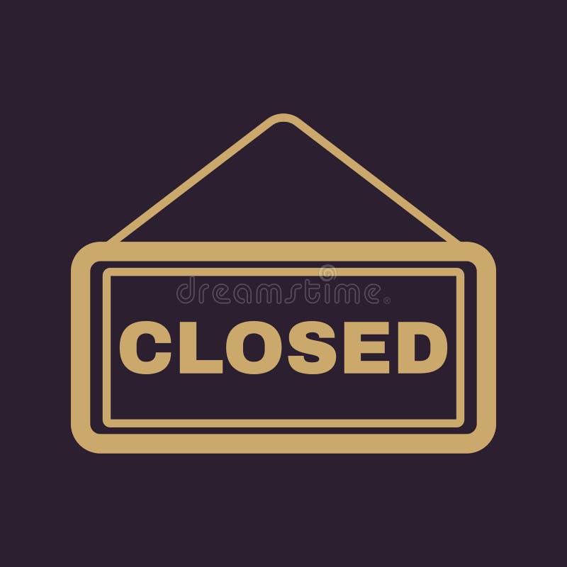 The Closed Icon. Locked Symbol Stock Vector - Illustration of closed ...