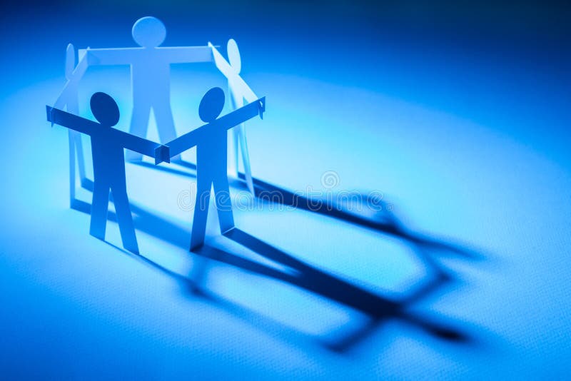 Creativity Sign of Five Team Cooperate Stock Image - Image of light ...