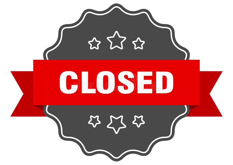 Closed label stock vector. Illustration of peeler, vignette - 160026048